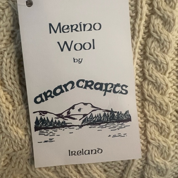 Aran Crafts | Sweaters | New Aran Crafts Sweater Ireland Made Cable Xl ...